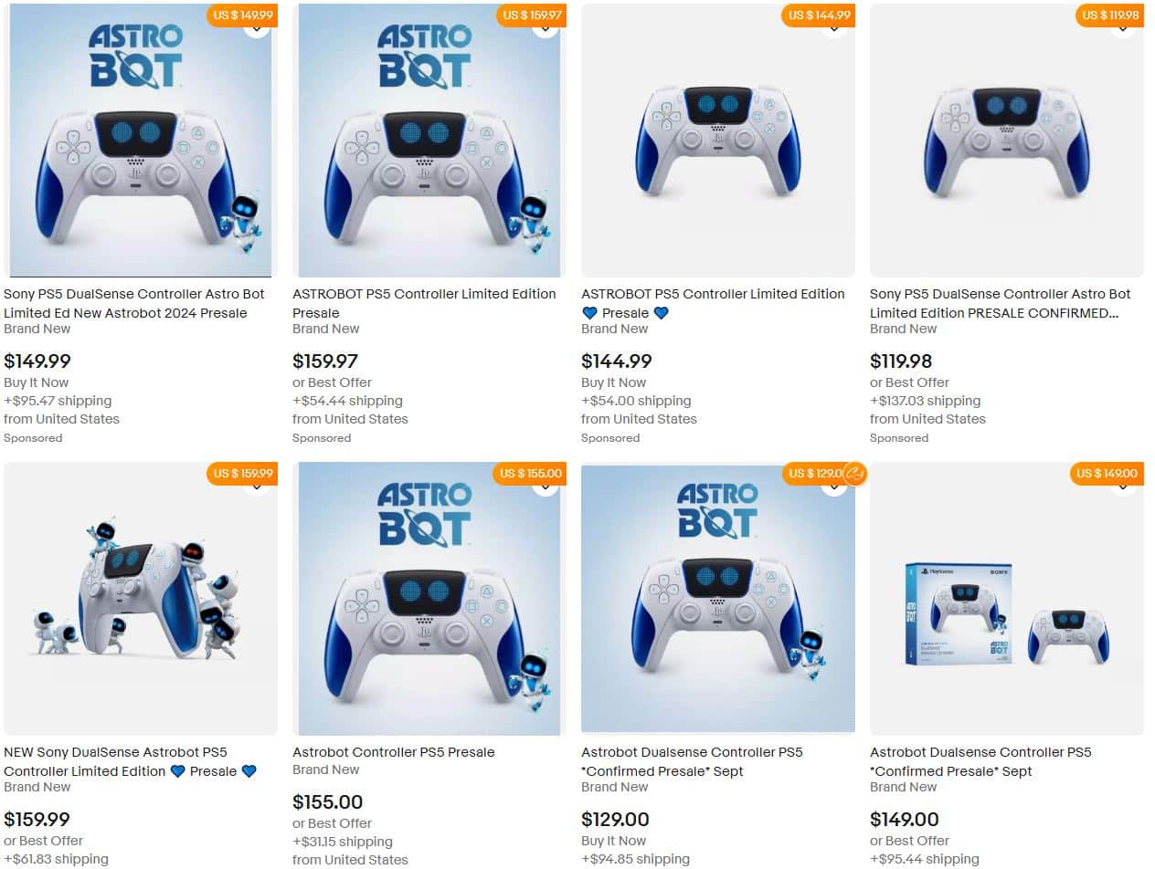 Sony's Astro Bot Controller Already Being Scalped For Twice Its Price ...