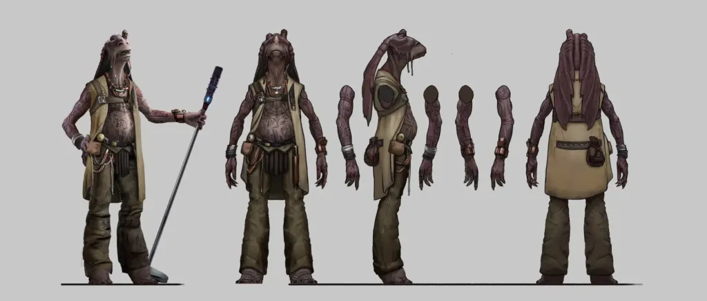 Star Wars Eclipse Concept Art Leak Reveals New Characters Species